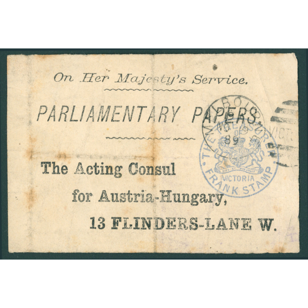 1889 Australia – State of Victoria – Parliamentary Papers for the ...